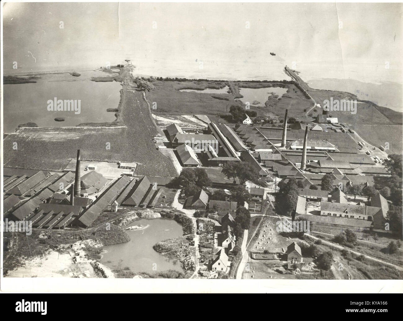 Slyst Teglvärk, a brickworks in Sweden circa 1930, produced bricks for ...