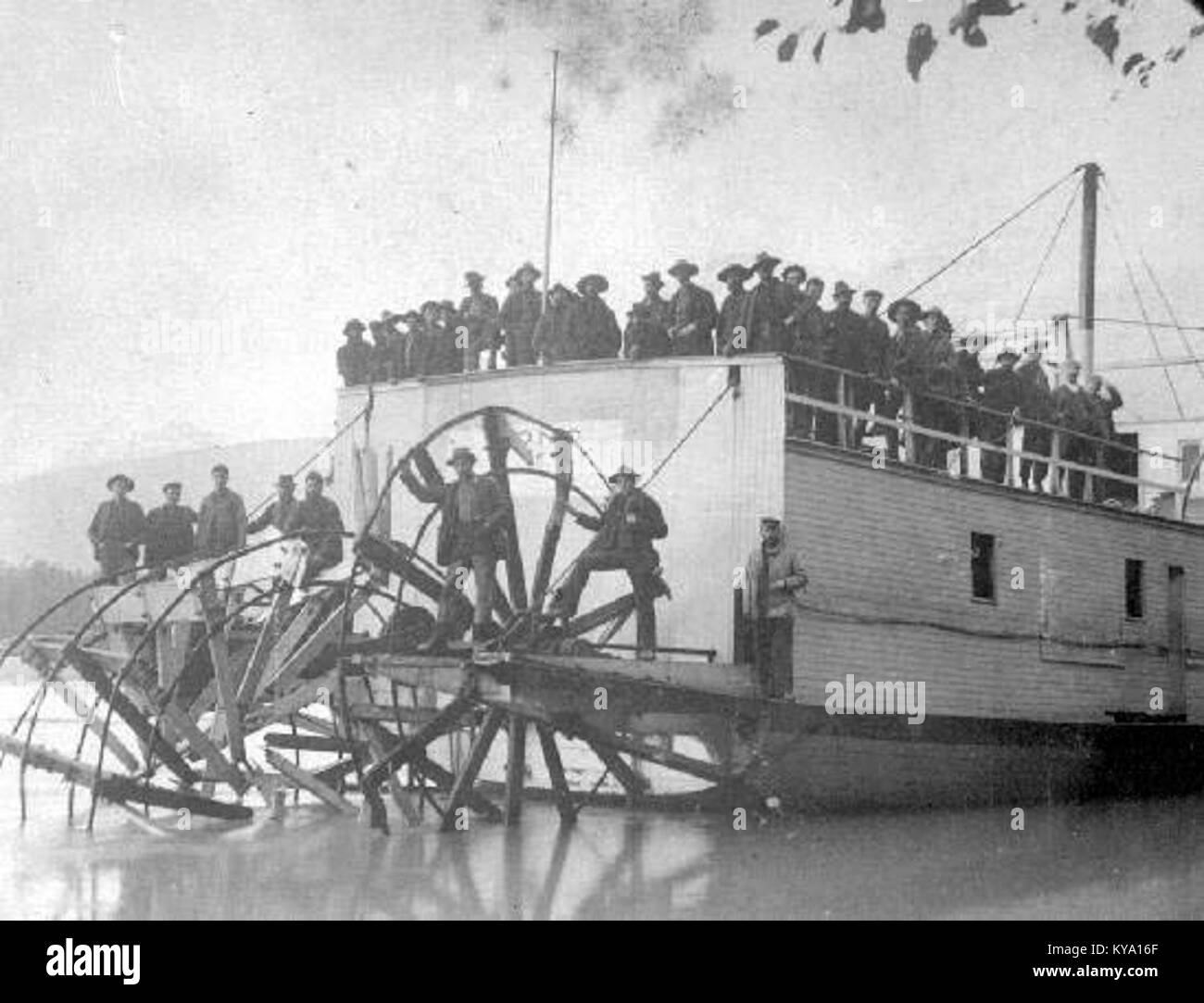 Sternwheeler, alaska Black and White Stock Photos & Images - Alamy