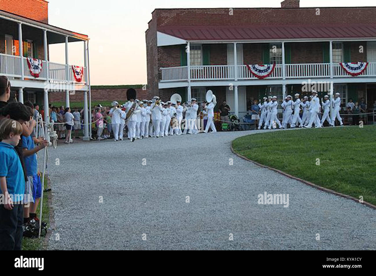 'The March Off' is a historical image depicting soldiers marching off ...