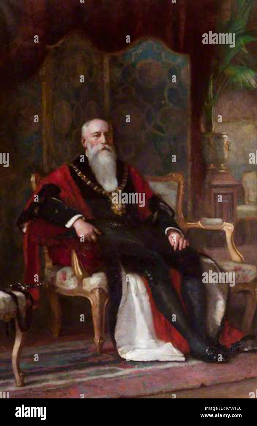 Sir Robert Anderson, Lord Mayor of Belfast Stock Photo - Alamy