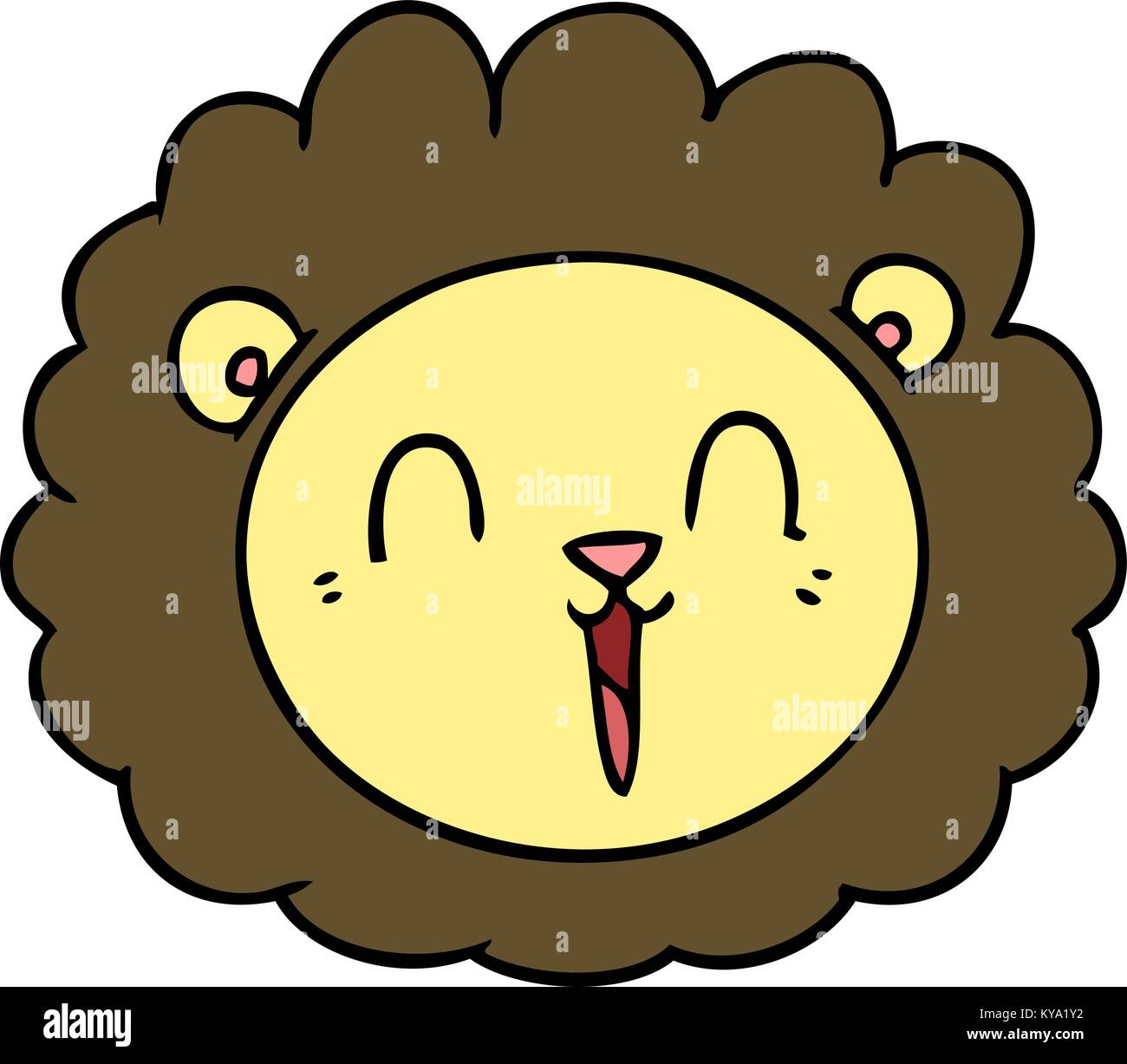 cartoon lion face Stock Vector Image & Art - Alamy