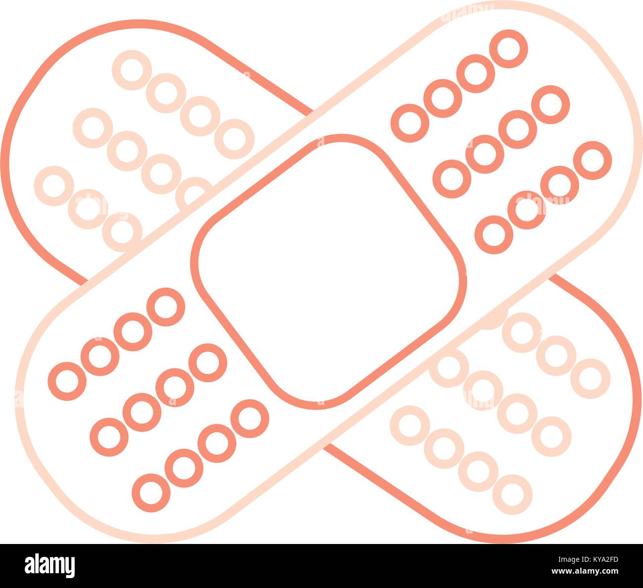 Band aid plaster in shape hi-res stock photography and images - Alamy