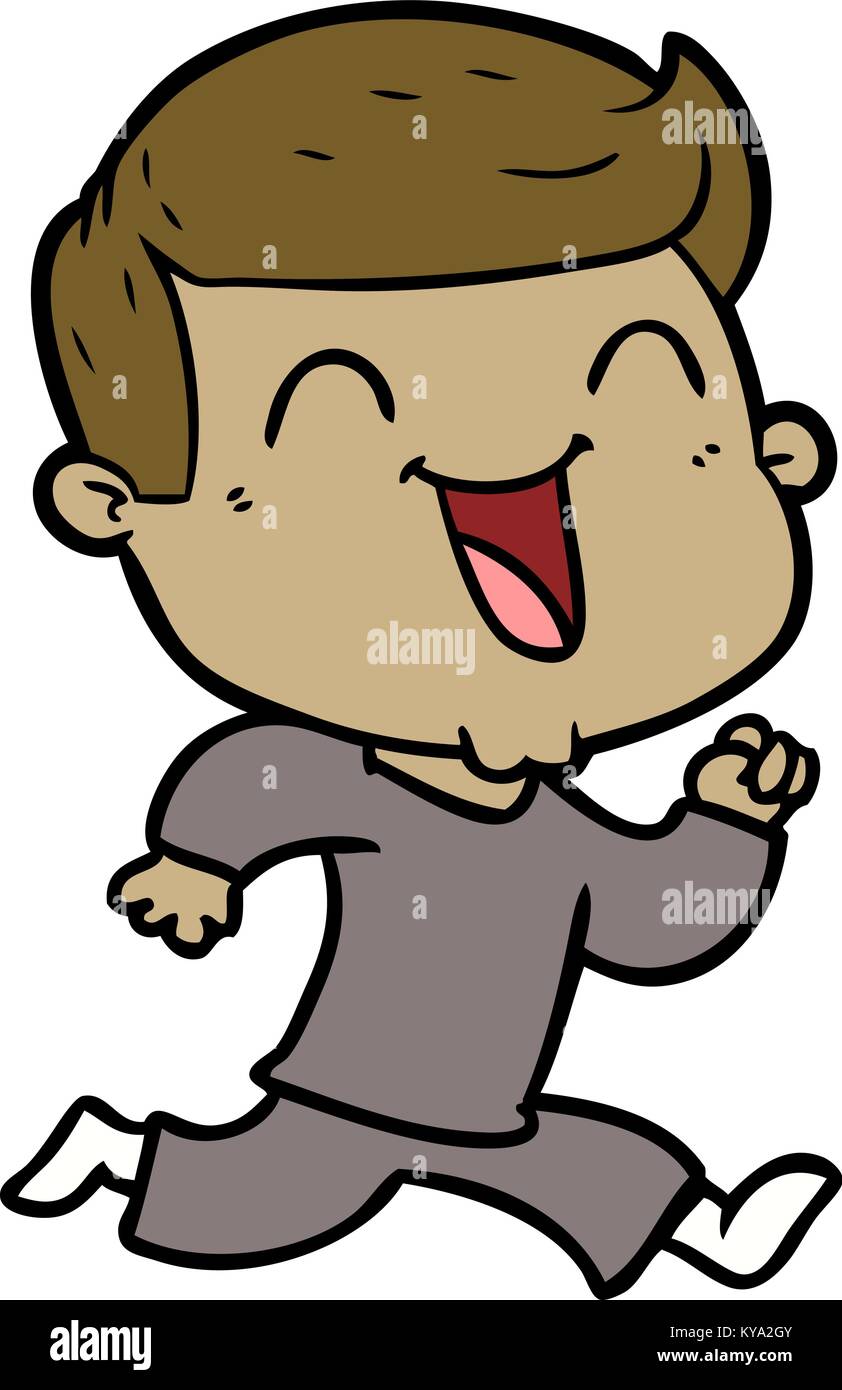 cartoon happy man Stock Vector Image & Art - Alamy