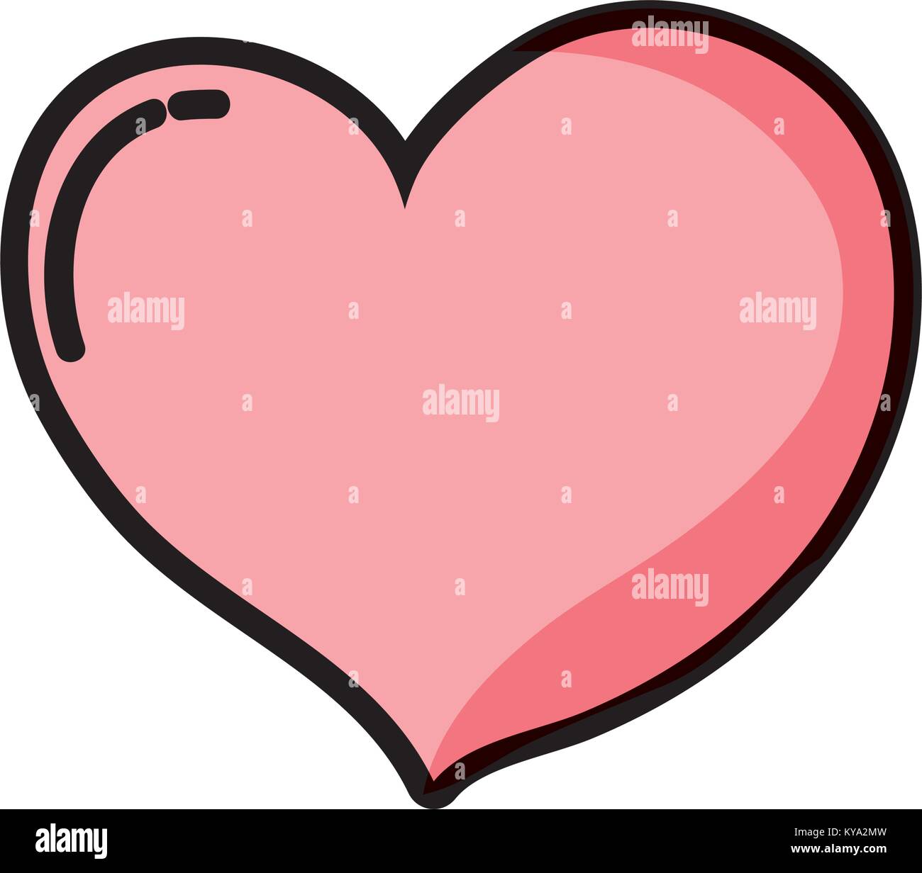 beauty love heart to romance design Stock Vector Image & Art - Alamy