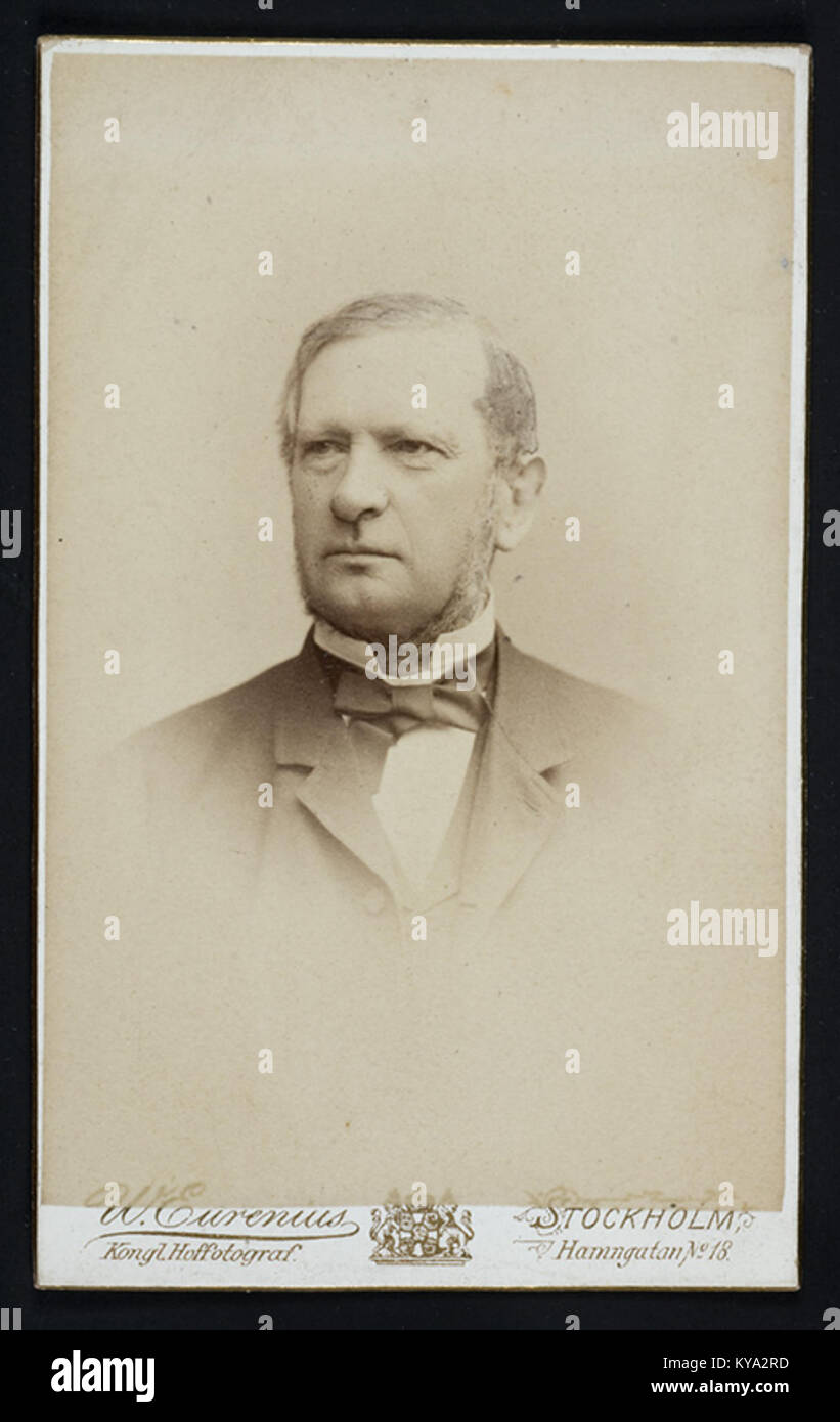 A portrait of Jacob Dahl, a background painter married to Ida Dahl ...