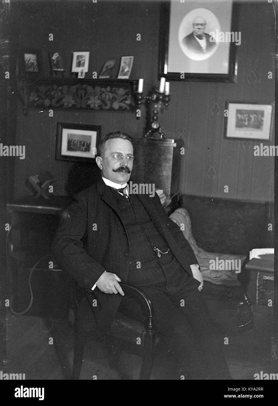 A portrait of Dr. Julius Lewenhagen, taken in Jönköping, Sweden, housed ...