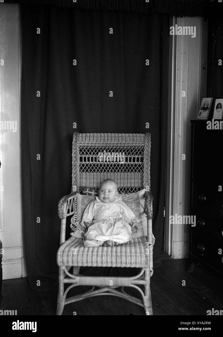 A 1914 photograph of Suzanne Olsson as a baby in Anneberg, part of the ...