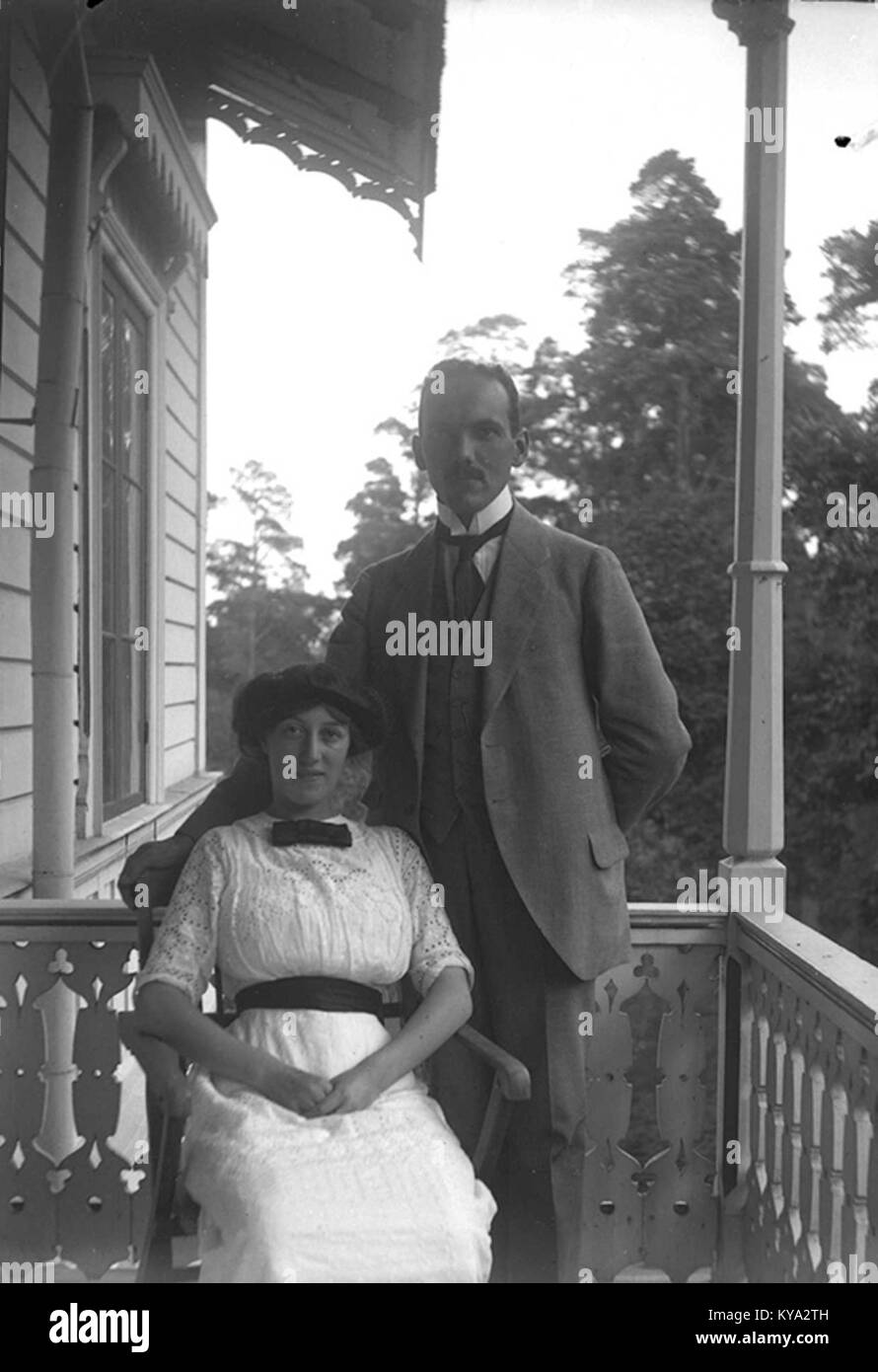 This portrait, housed in the Nordiska Museet, depicts Gösta Olson and ...