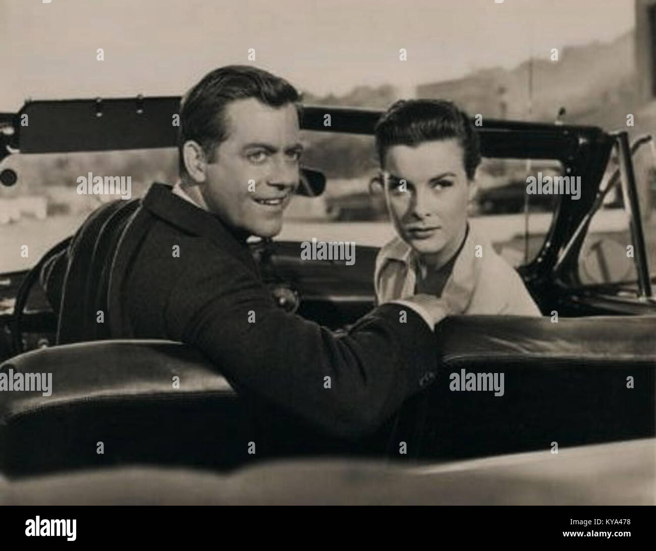 This photograph from the movie 'Niagara' features actors Max Showalter ...