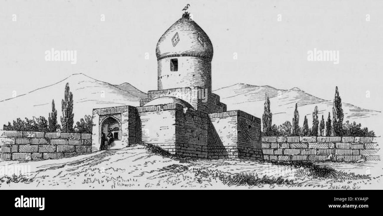 Tomb of Esther and Mordecai by Pascal Coste Stock Photo - Alamy