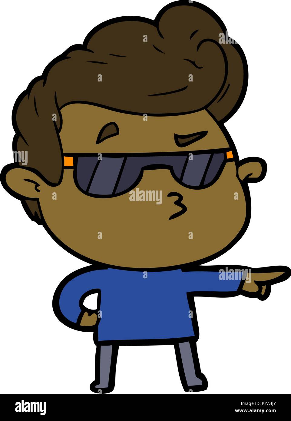 cartoon cool guy Stock Vector Image & Art - Alamy