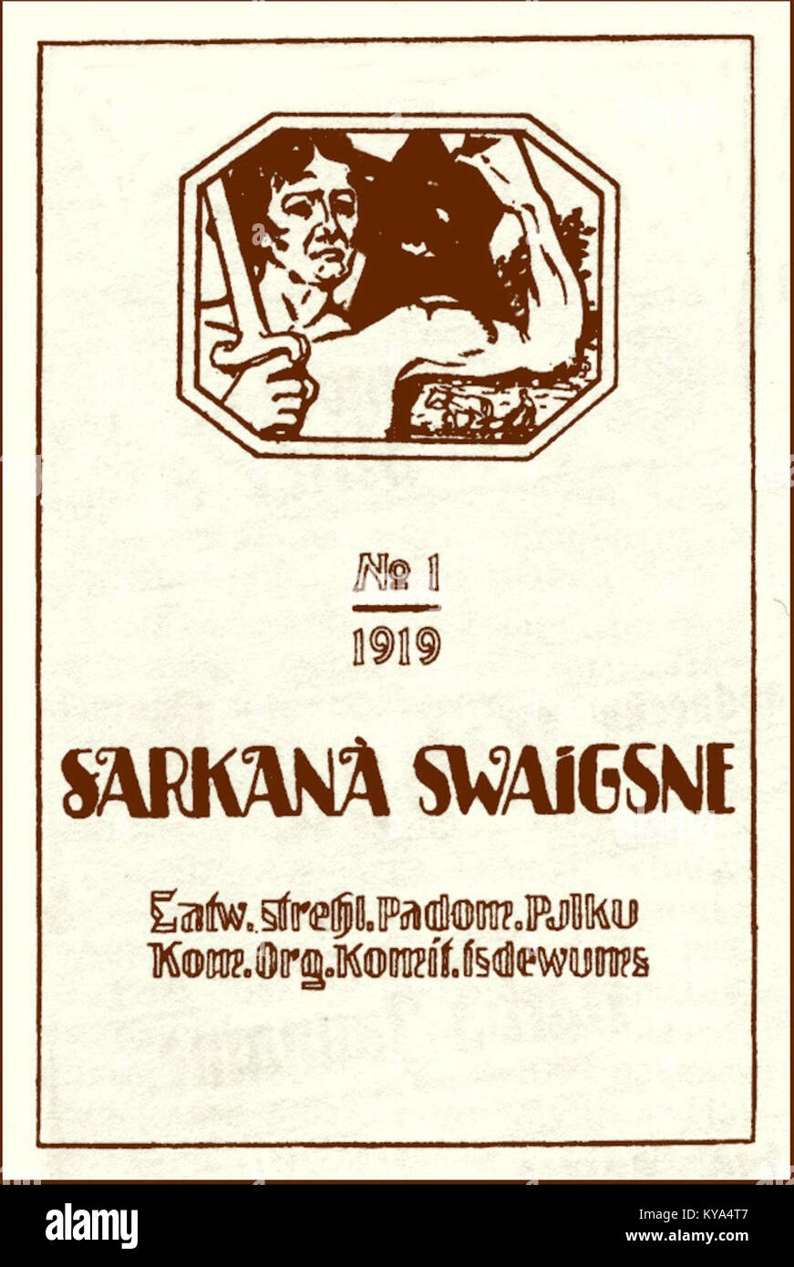 SARKANA SWAIGSNE 1919 №1 Stock Photo - Alamy