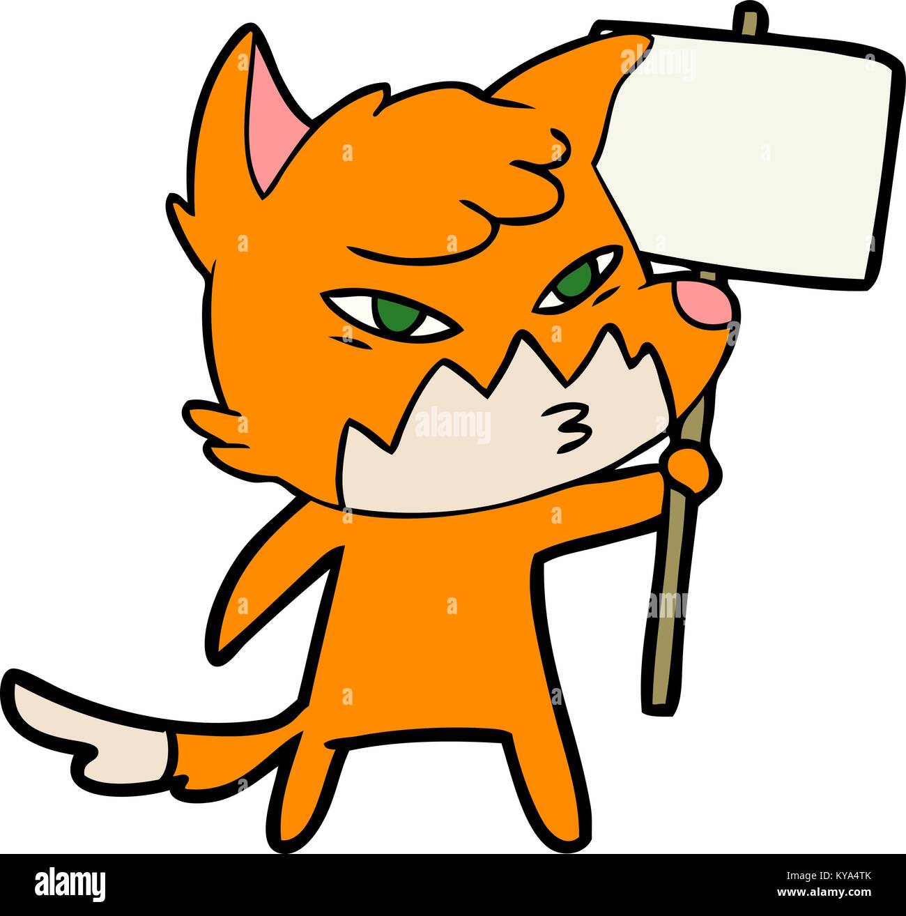 clever cartoon fox Stock Vector Image & Art - Alamy