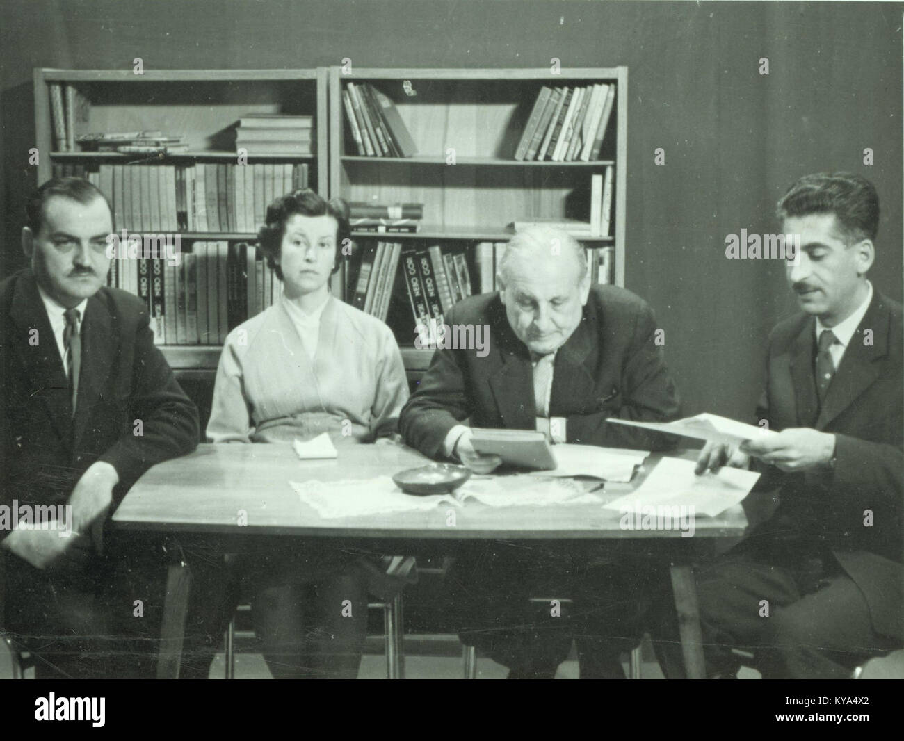 A 1959 television program was filmed about the Study Library ...