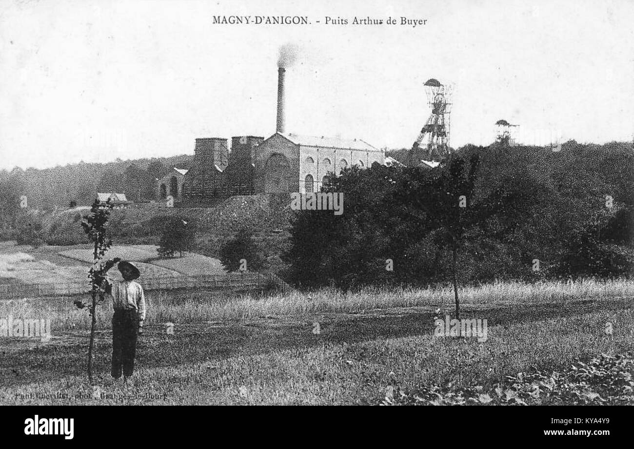 The Puits Arthur de Buyer is an 18th-century mining shaft in France ...