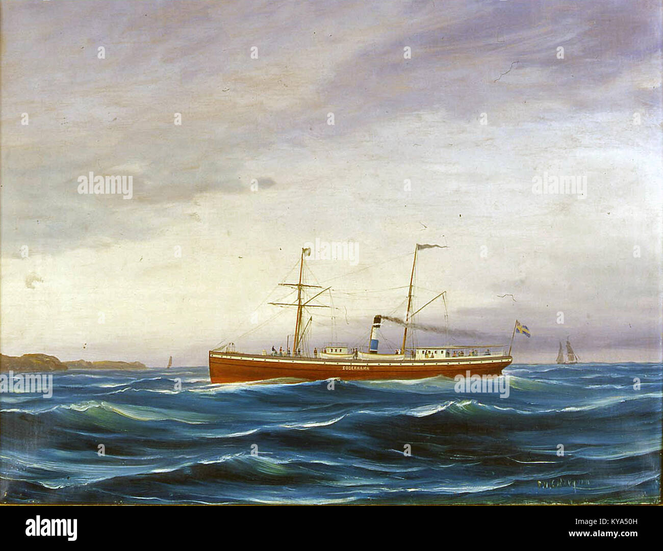 Sderhamn (S 6276) is a Swedish passenger and cargo ship, historically ...