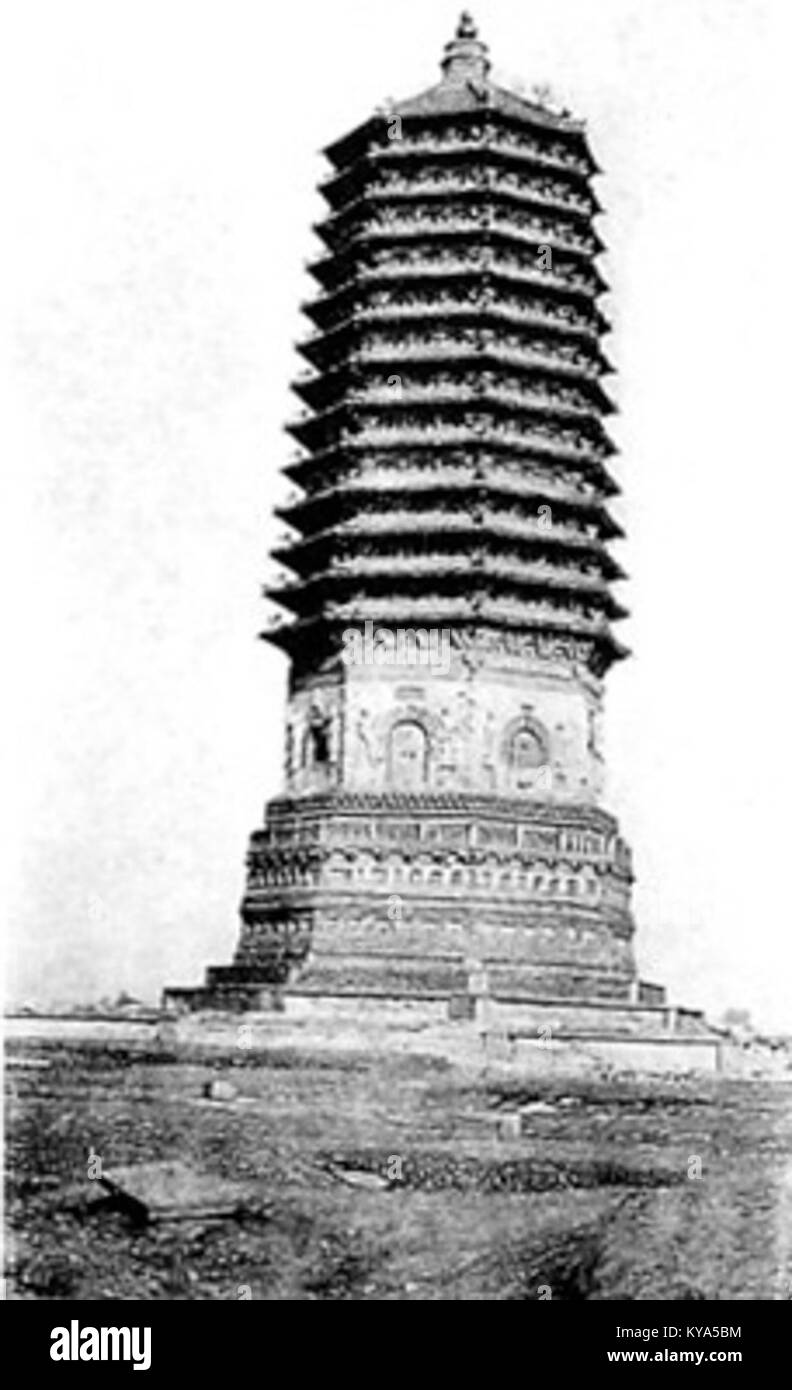 Pa-li-chuang die Acht-Li-Pagode, westlich von Peking Stock Photo - Alamy