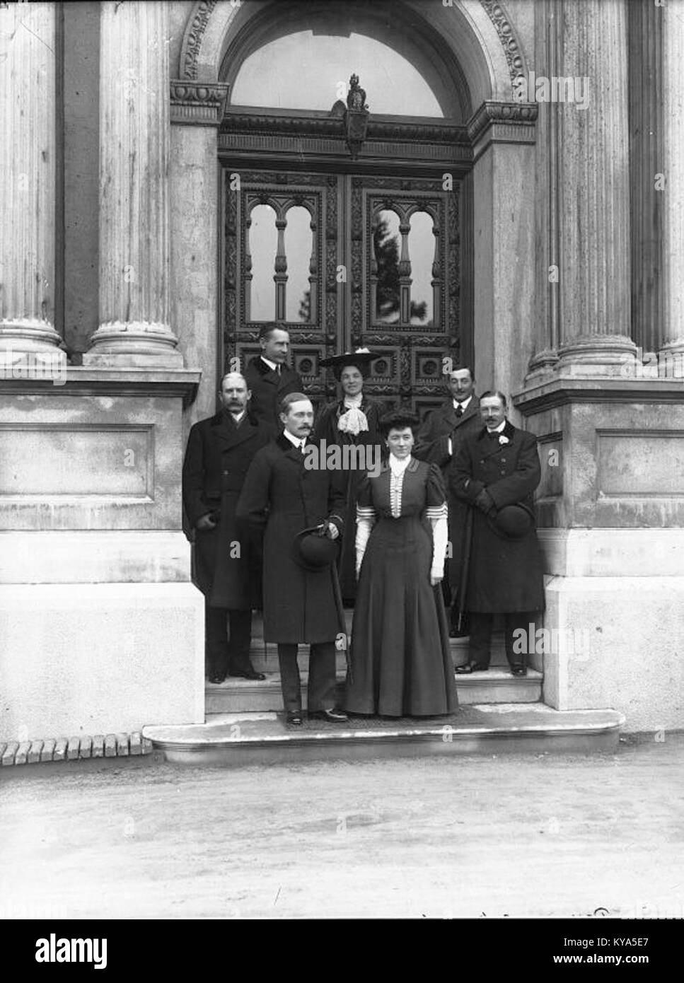Prince Arthur's group, 'Ravenscrag', Montreal (1906 Stock Photo - Alamy