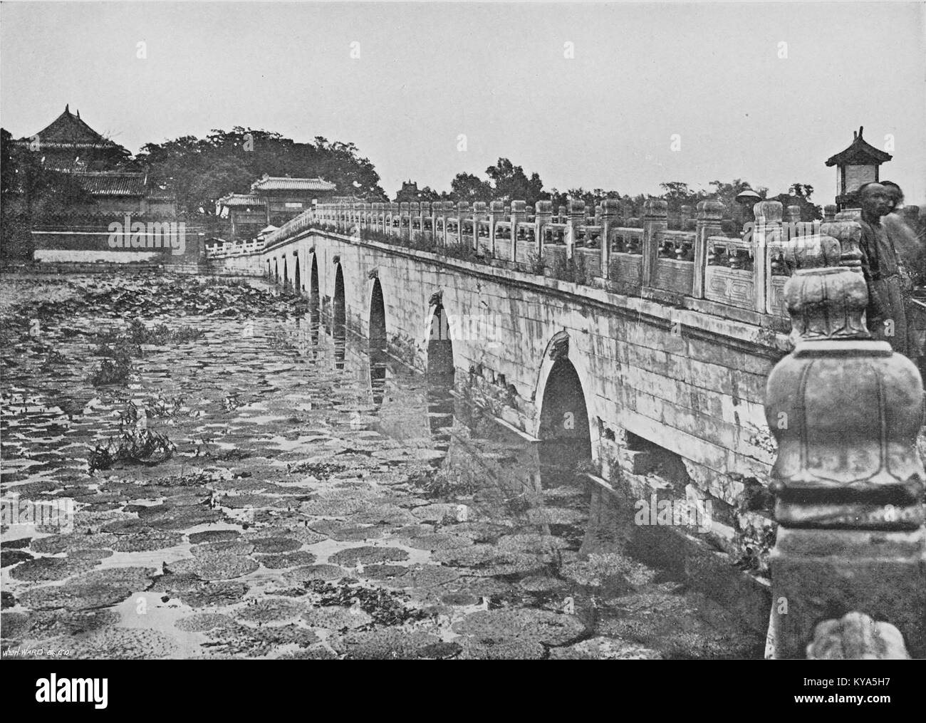 Old marble bridge Black and White Stock Photos & Images - Alamy