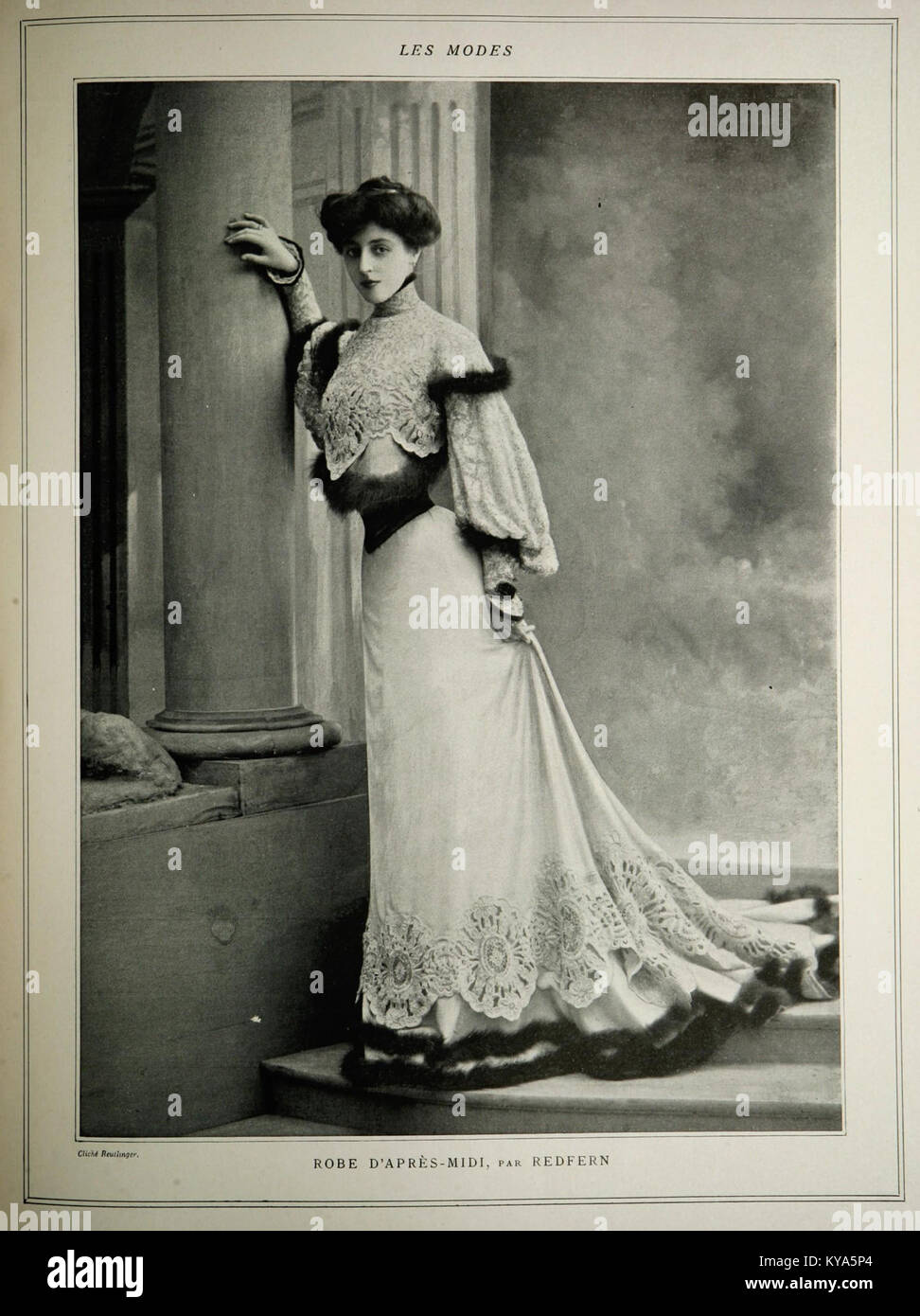 This 1903 afternoon dress by Redfern exemplifies early 20th-century ...