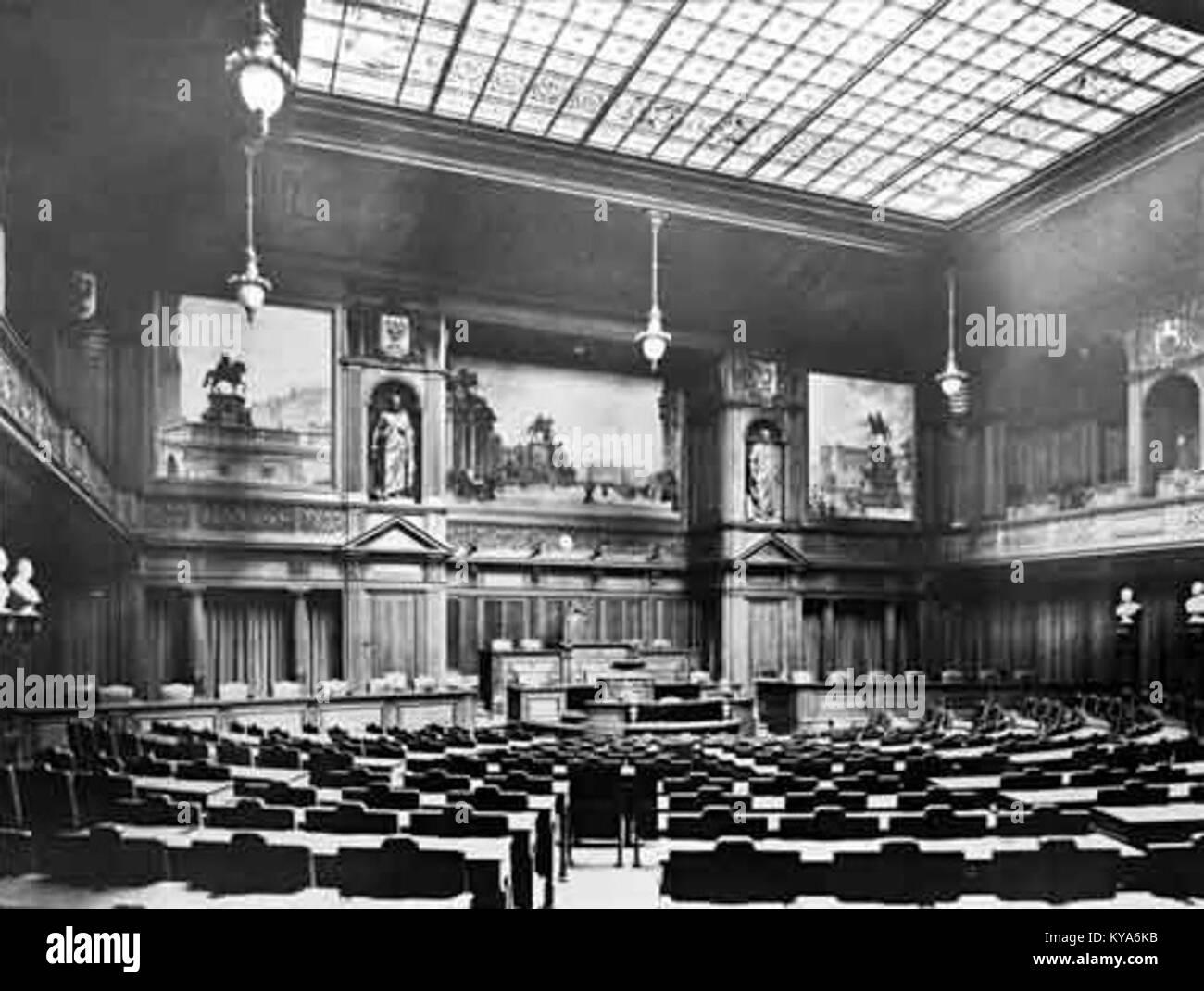 The Preußisches Herrenhaus session hall was the chamber of the Prussian ...