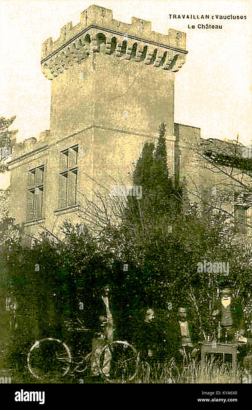 Travaillan le château Stock Photo - Alamy