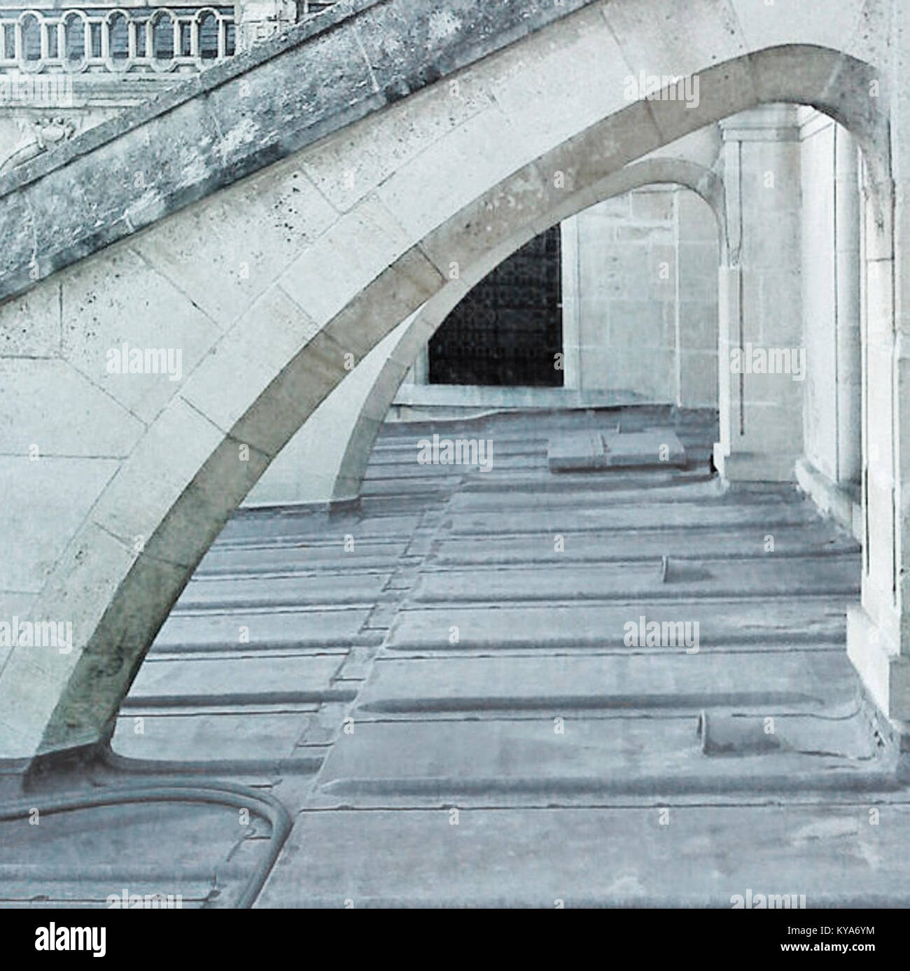 Structural elements typical of gothic architecture hi-res stock ...