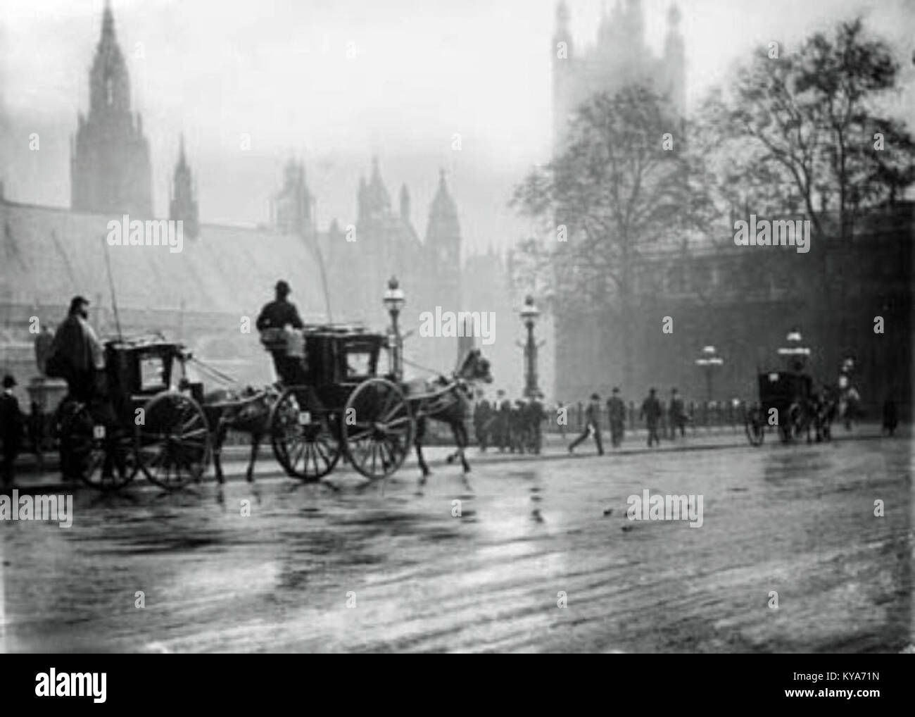 Photograph of Parliament Square, showing the urban layout, historic ...