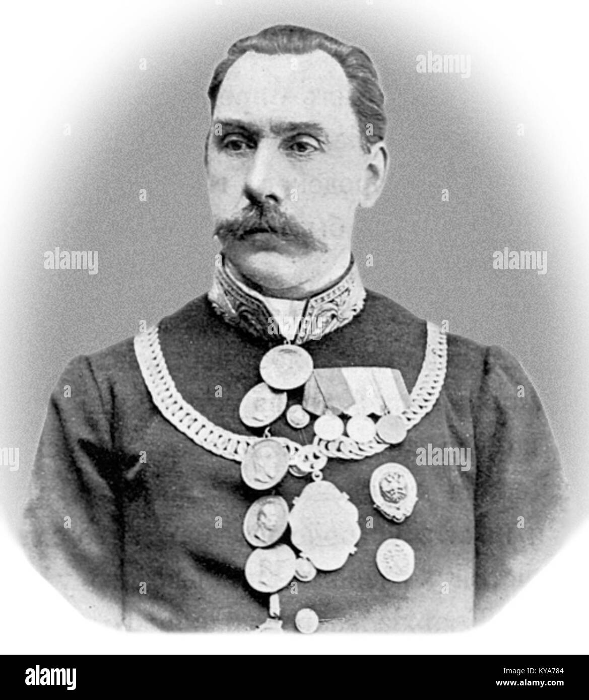 Portrait of Matvey Yakovlevich Shulgin, a Russian political and ...