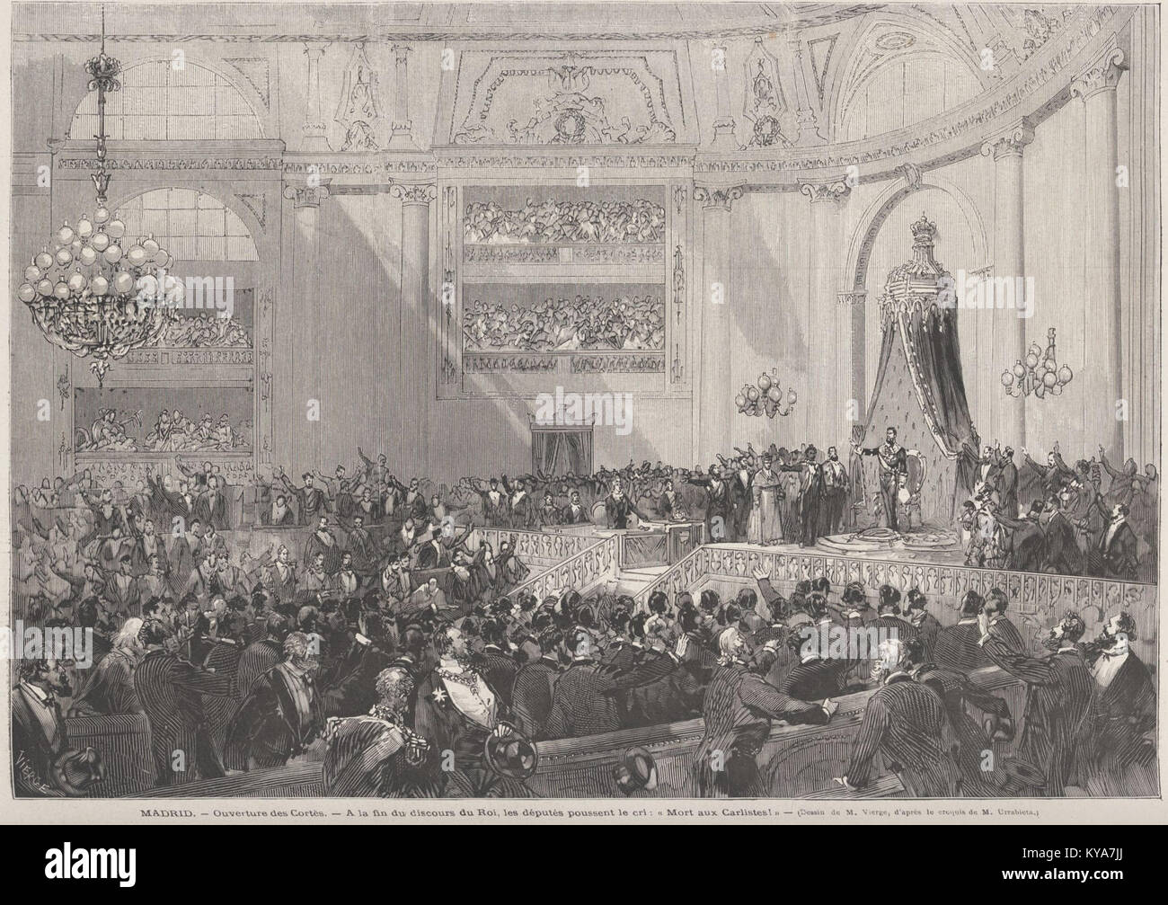 History spain madrid opening hi-res stock photography and images - Alamy