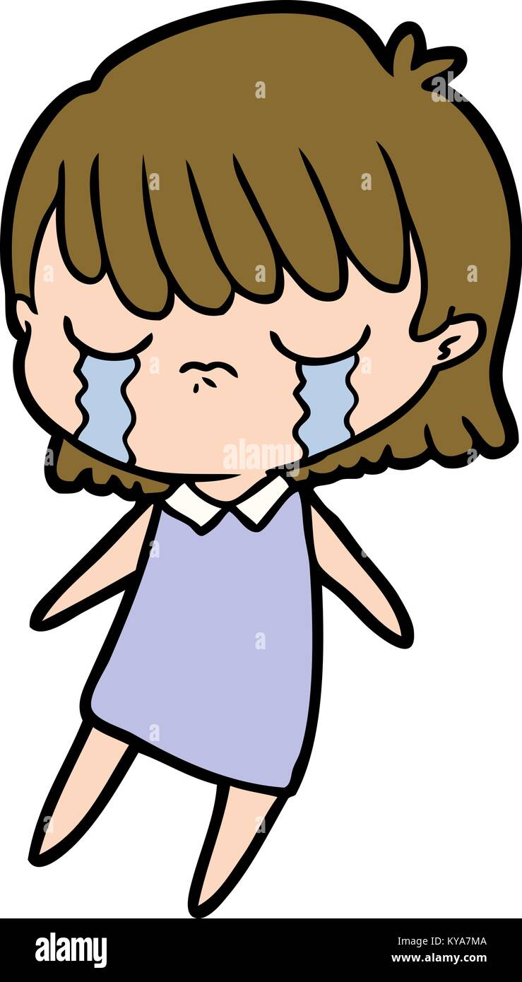 cartoon woman crying Stock Vector Image & Art - Alamy