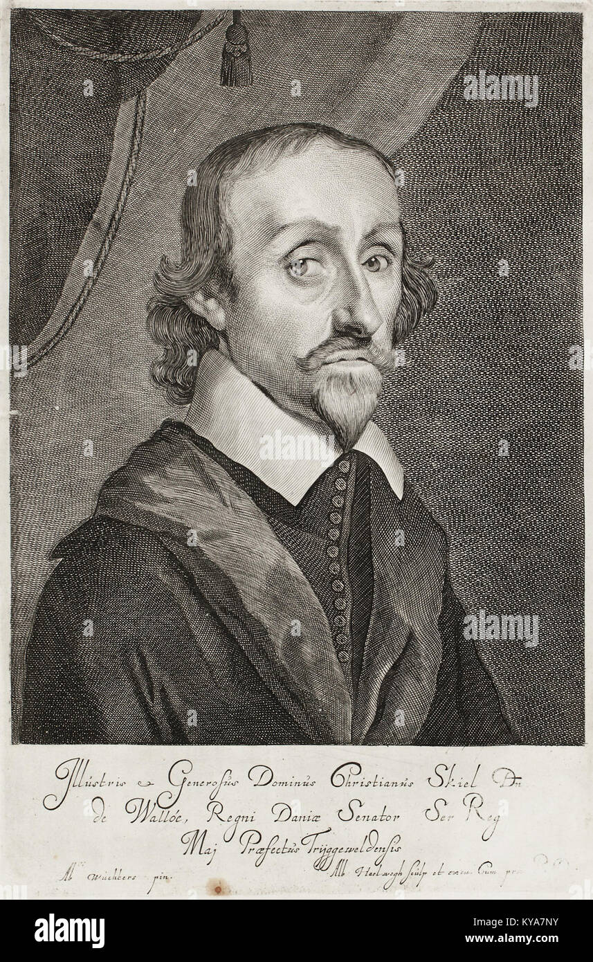 This portrait of Christen Skeel, dated to the 1650s, is housed in ...