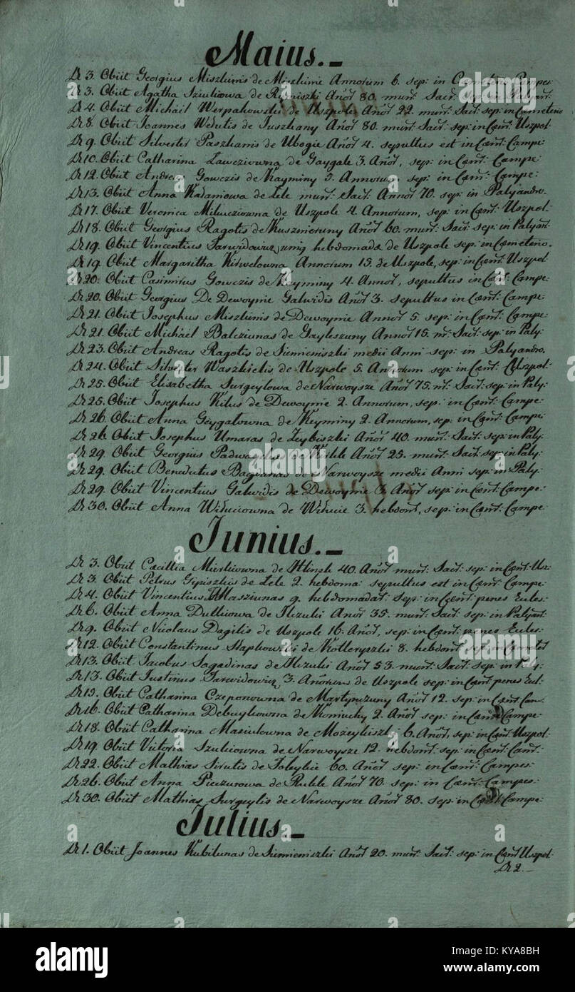 A baptism, marriage, and death registry book from the RKB in Uzpaliu ...