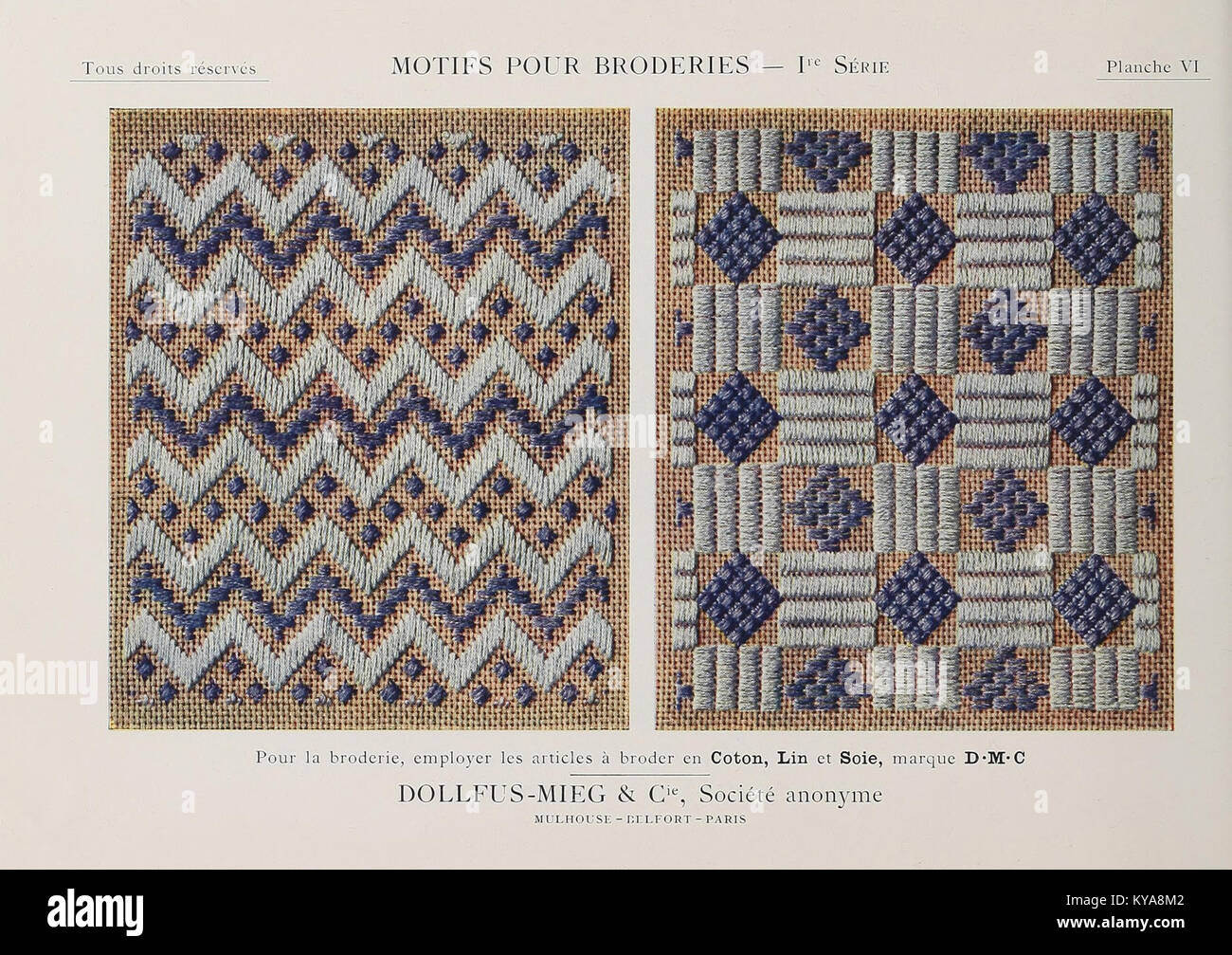 This image shows a design from the first series of embroidery patterns ...