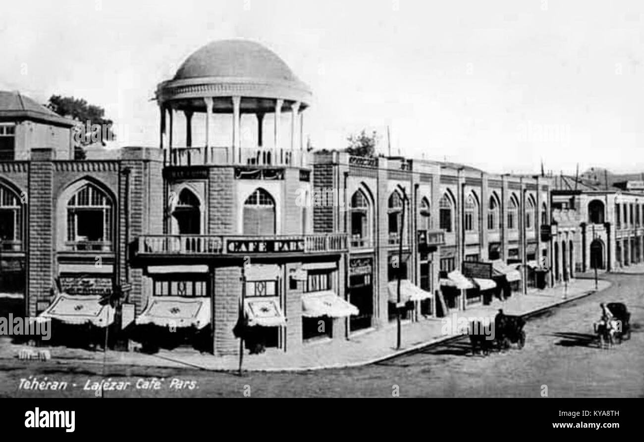 Pars Café, Lalezar, Tehran Stock Photo - Alamy