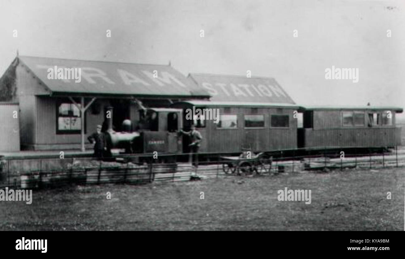 Rye and Camber Tramway - Rye Station (1910s Stock Photo - Alamy