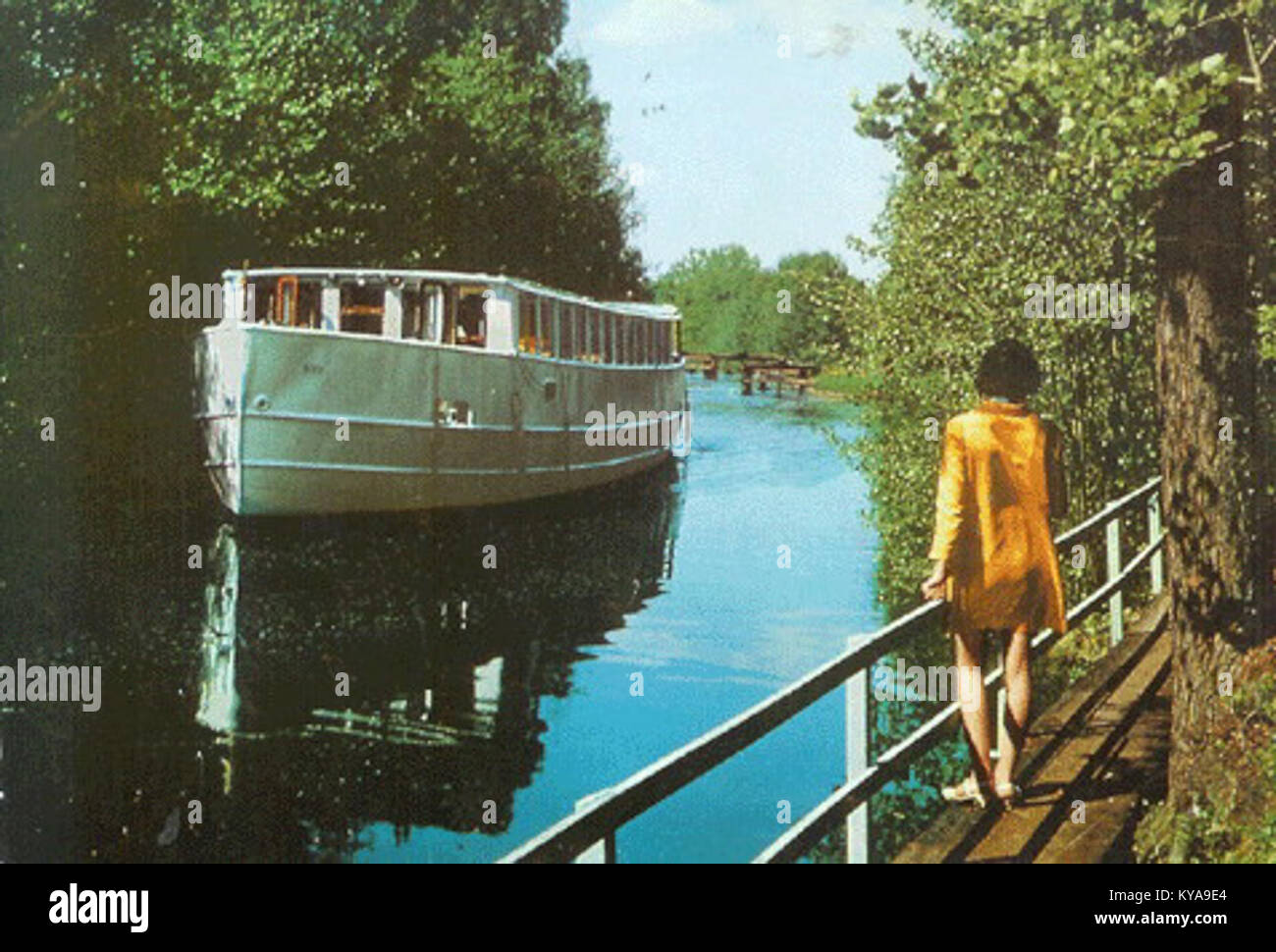 The passenger motor vessel KIND, from the 1960s, illustrates mid-20th ...
