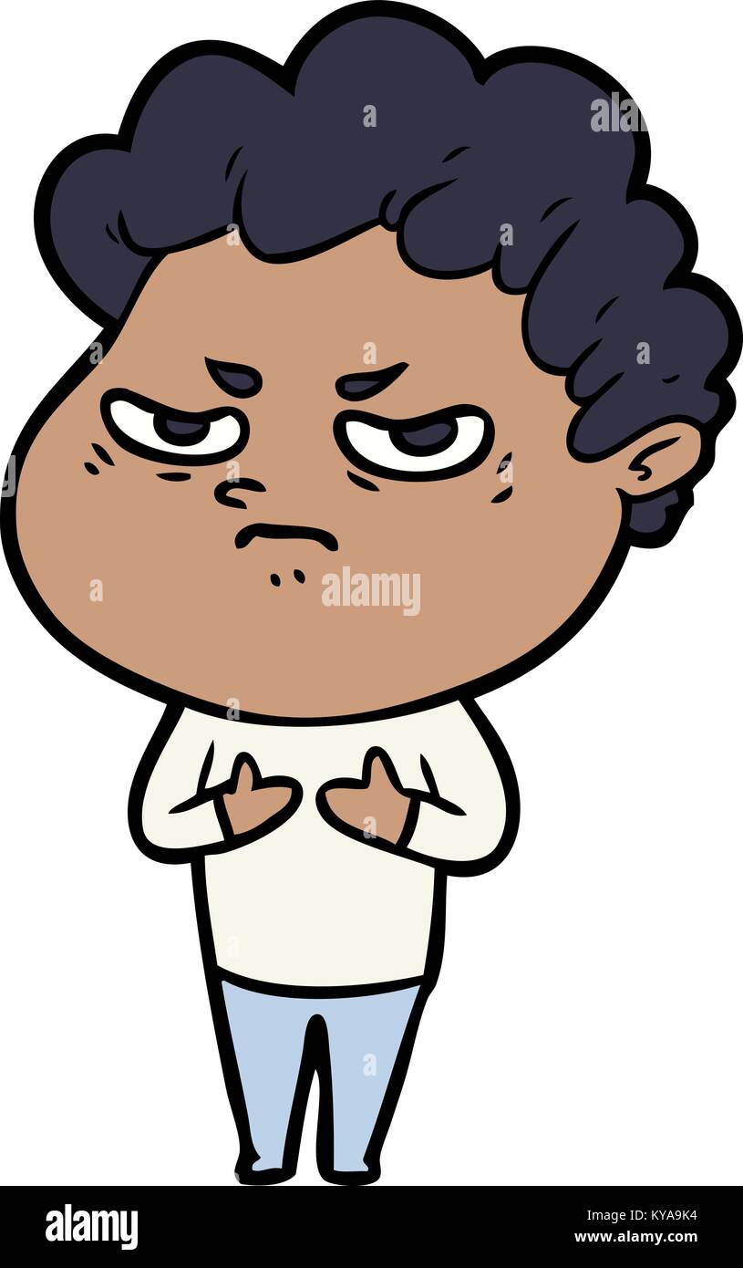 cartoon angry man Stock Vector Image & Art - Alamy