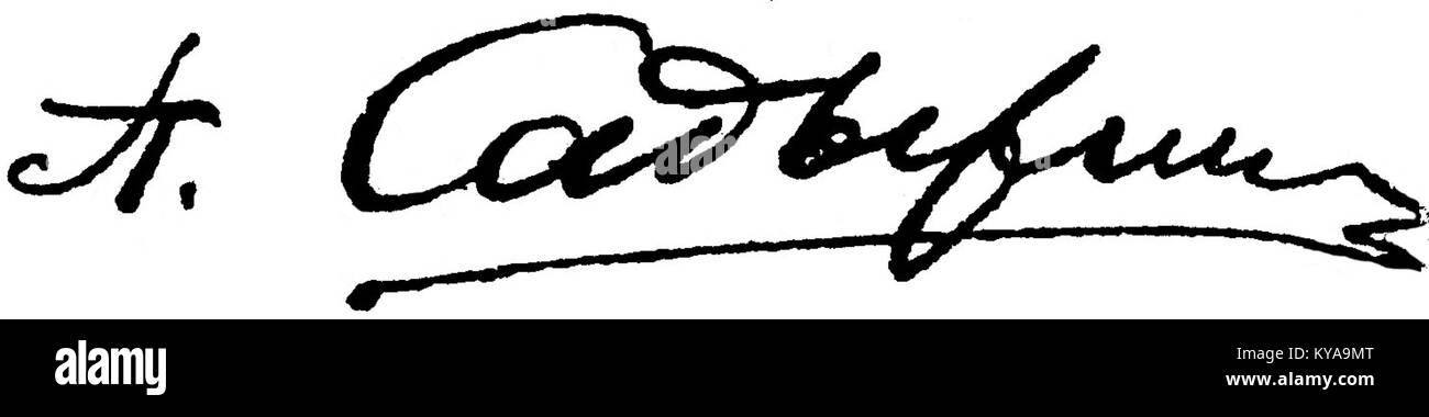 Sadyrin Signature is a historical handwritten signature, serving as ...