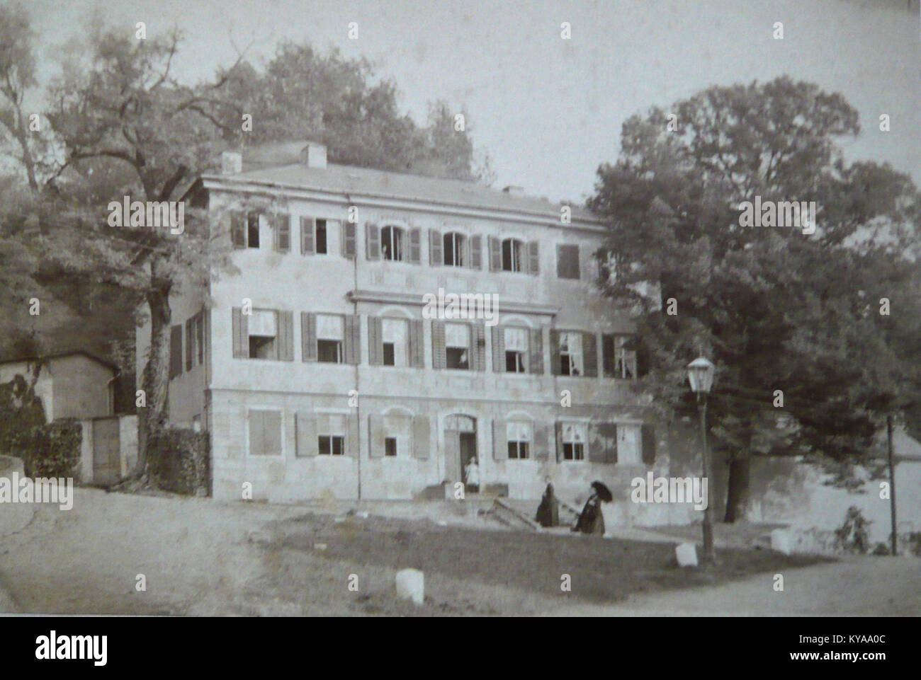 The Sommerhaus in Loschwitz, designed by August Grahl around 1868, is a ...