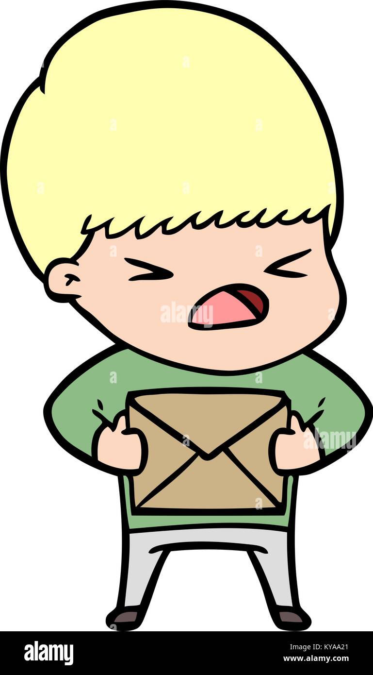 cartoon stressed man Stock Vector Image & Art - Alamy