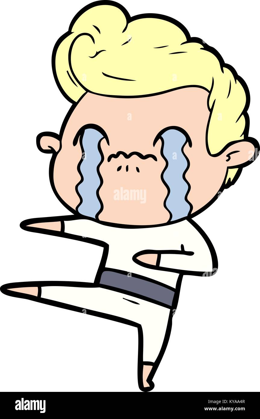 cartoon man crying Stock Vector Image & Art - Alamy