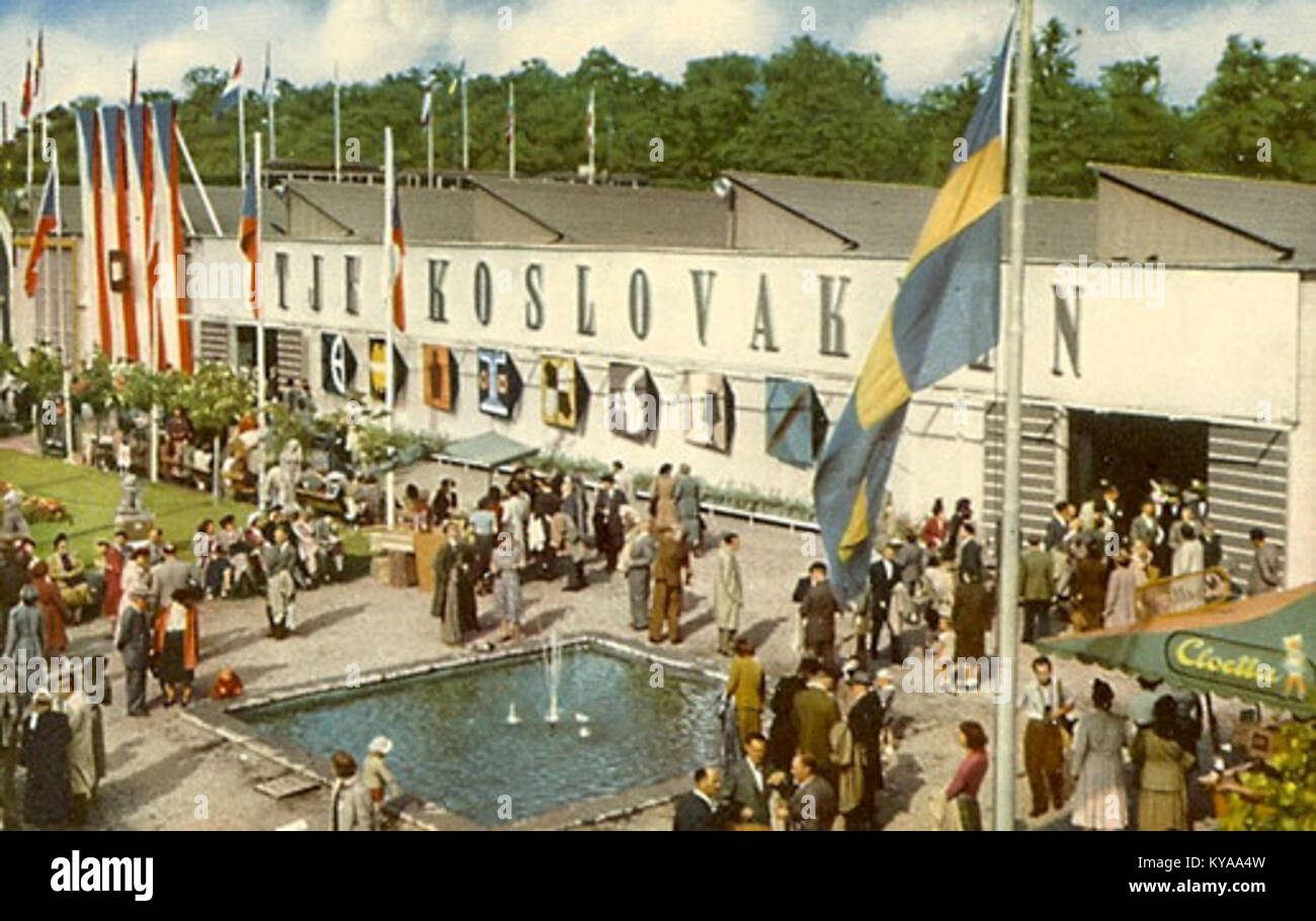 Photograph from the 1951 Saint Erik Fair (Sankt Eriks-Mässan) in ...