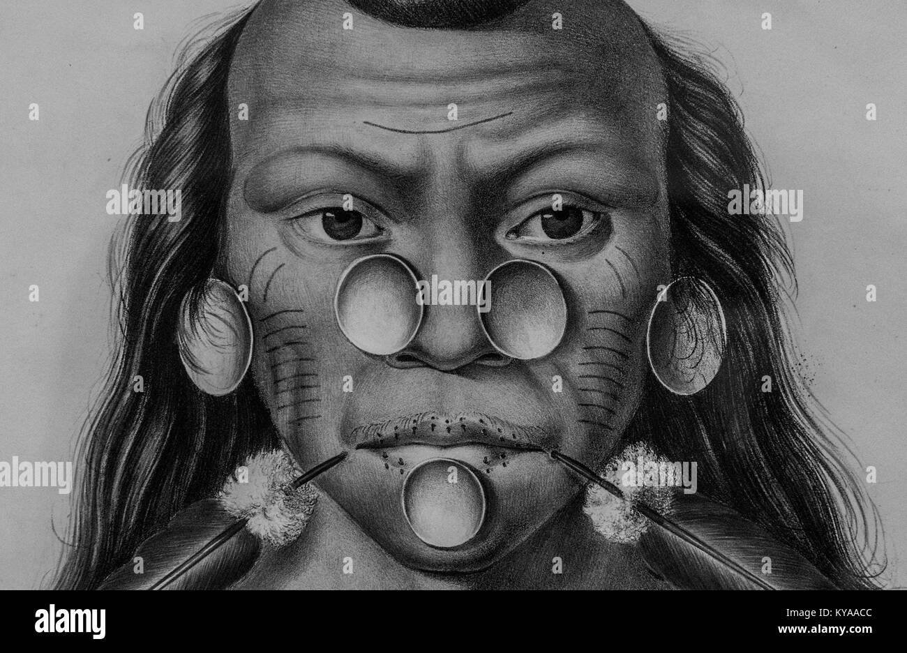 Indigenous life portrait Black and White Stock Photos & Images - Alamy