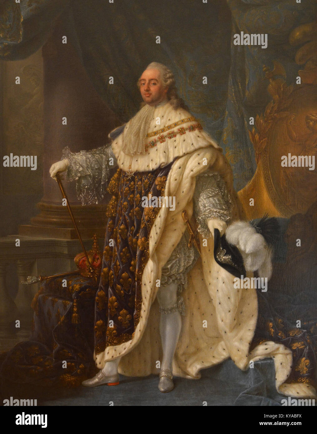 A portrait of King Louis XVI of France, painted by Antoine François ...