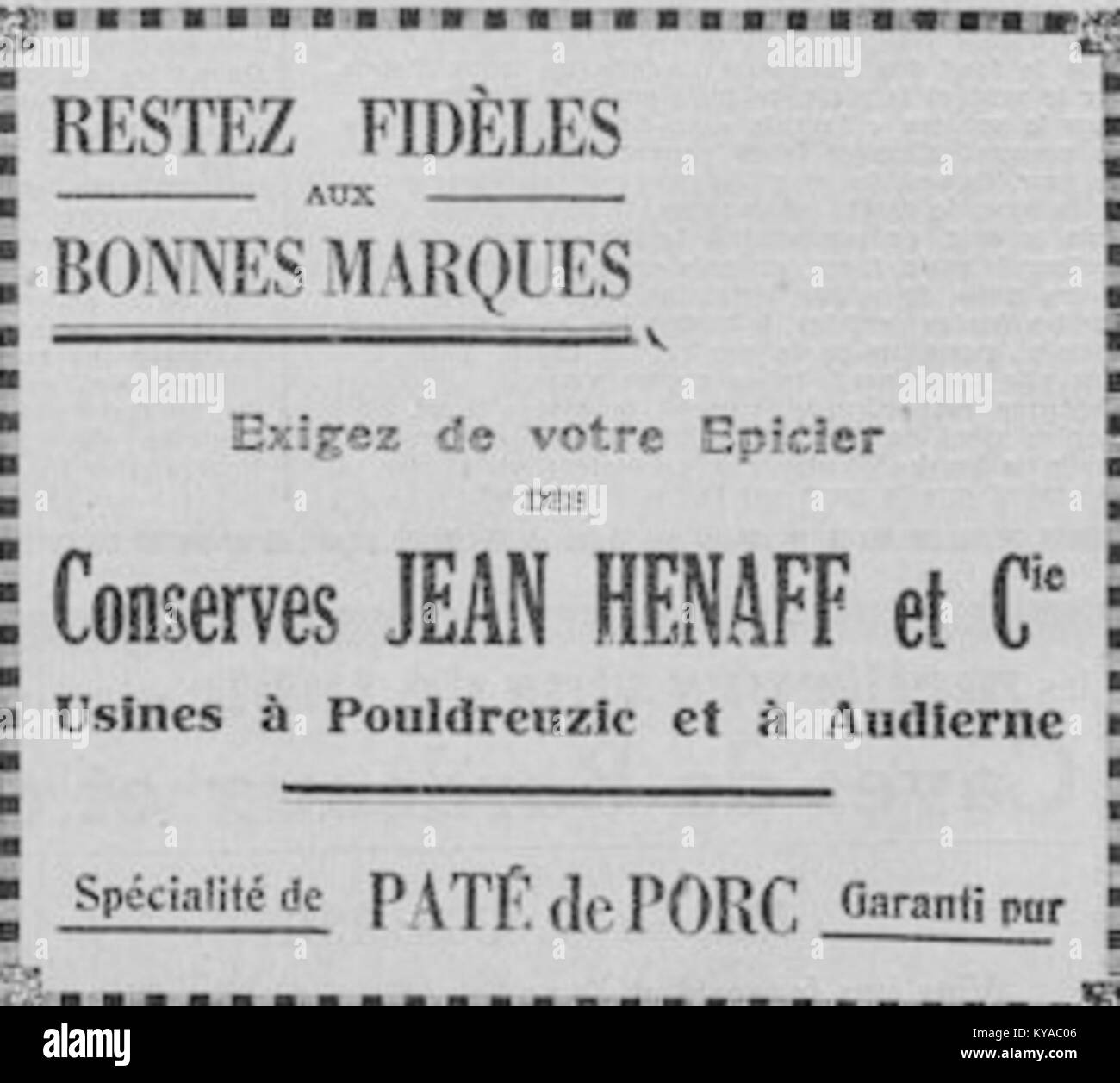 Publicité 1932 hi-res stock photography and images - Alamy