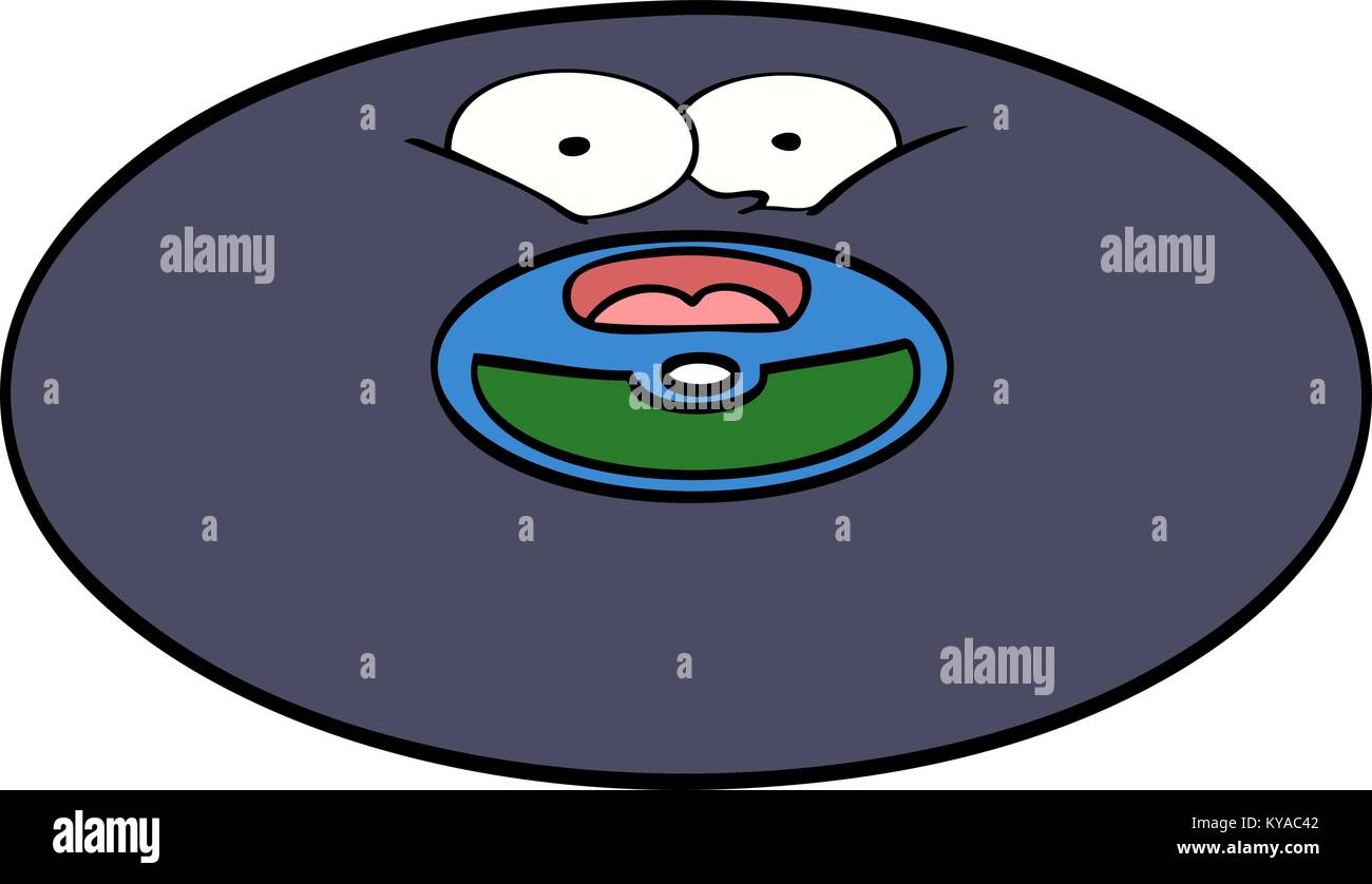 cartoon old vinyl record Stock Vector Image & Art - Alamy