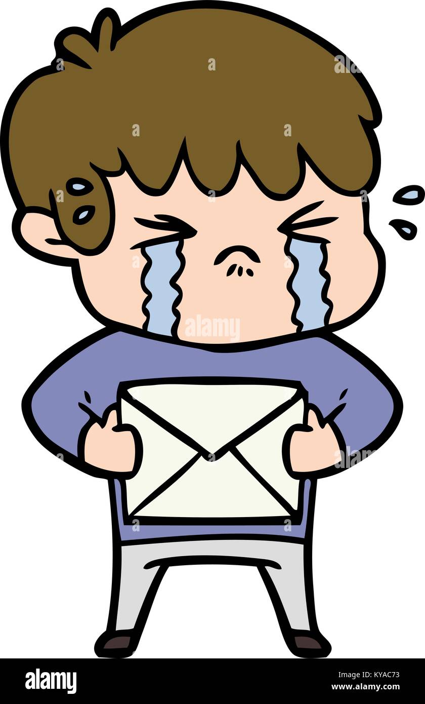 cartoon boy crying Stock Vector Image & Art - Alamy