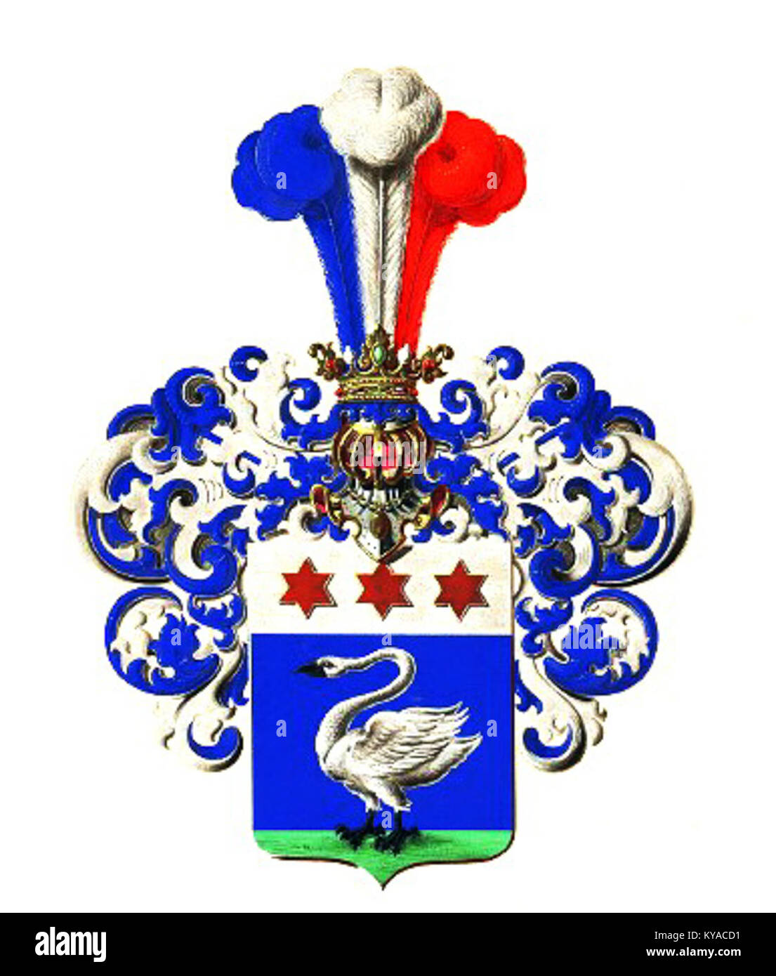 The image shows the coat of arms of Dieckhoff XV, illustrating the ...