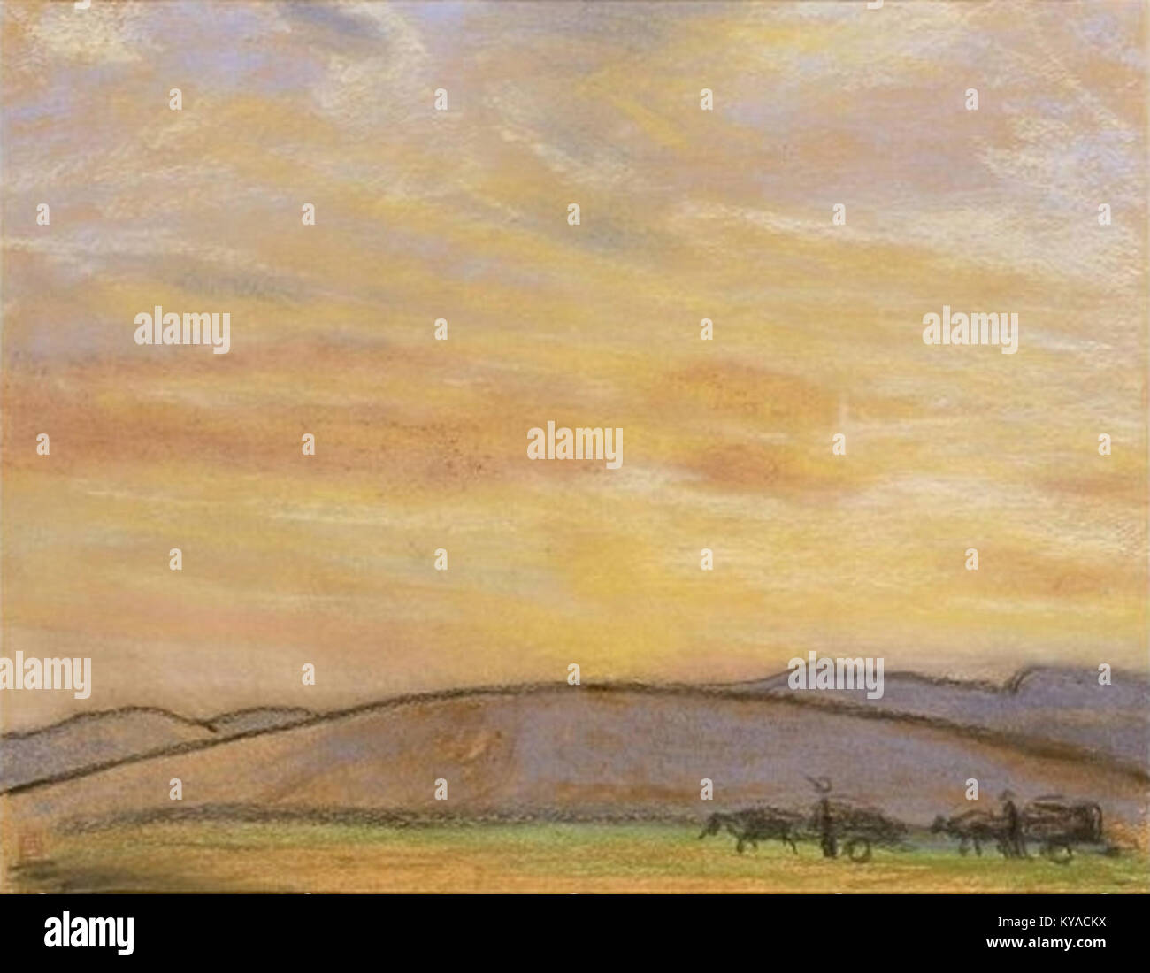 Fujishima takeji painting hi-res stock photography and images - Alamy